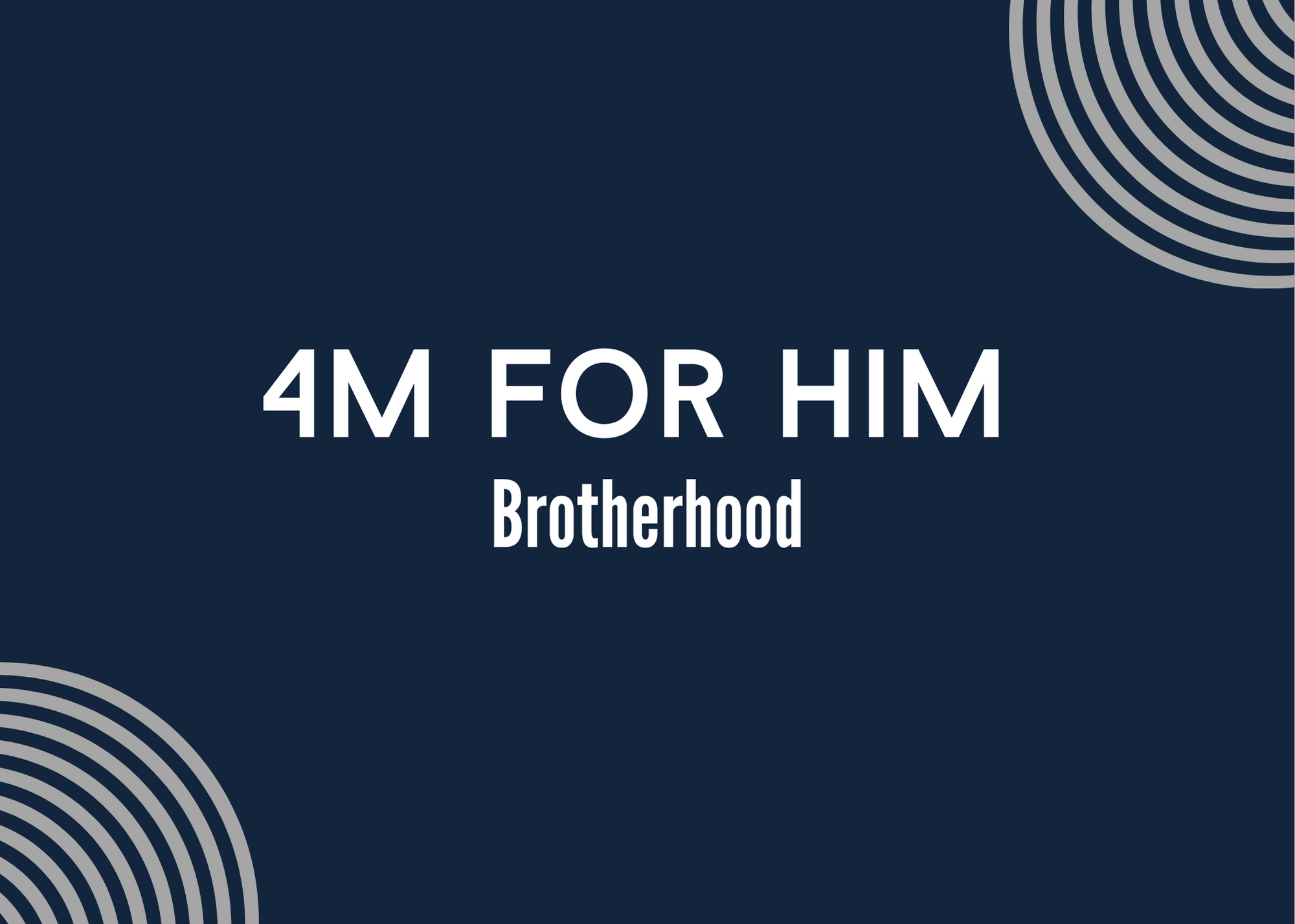 4MForHim - First Baptist Church of Collinsville